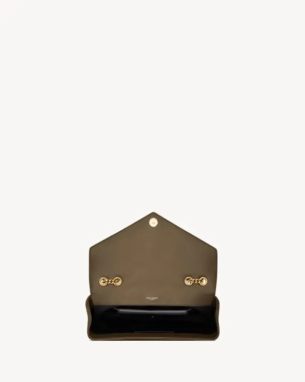 Saint Laurent Loulou Medium In Matelasse Suede