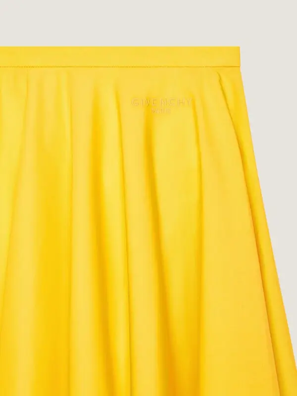 Givenchy Long Circular Skirt In Poplin