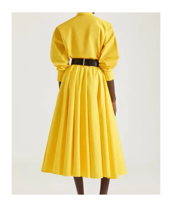 Givenchy Long Circular Skirt In Poplin