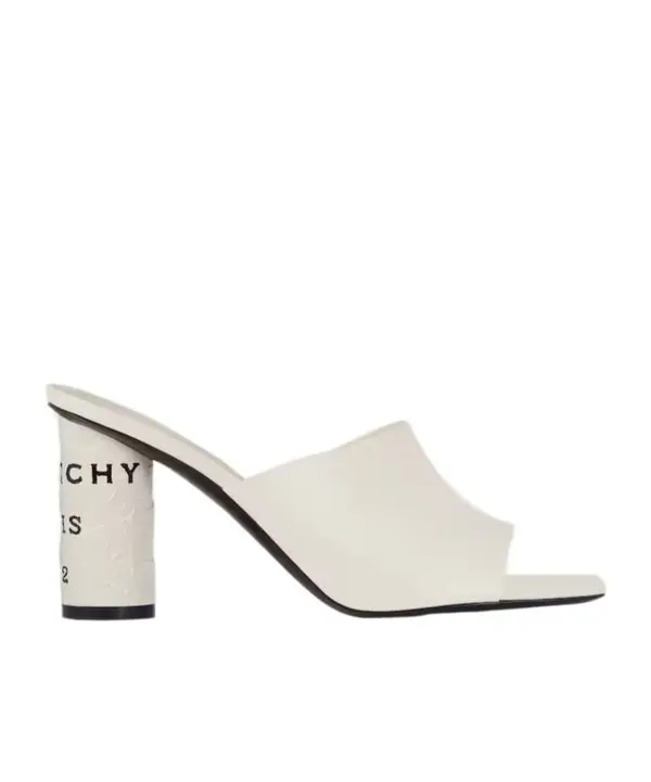 Givenchy Tape Heeled Mules In Leather