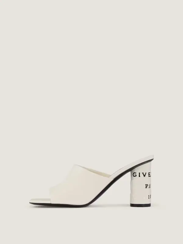 Givenchy Tape Heeled Mules In Leather