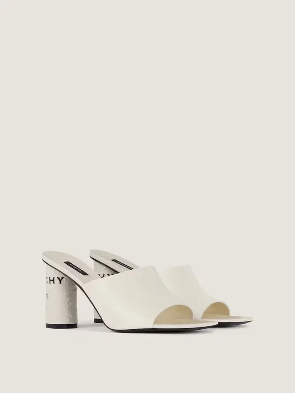 Givenchy Tape Heeled Mules In Leather