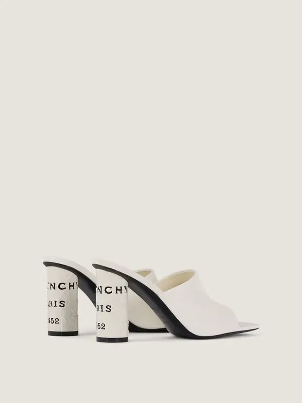 Givenchy Tape Heeled Mules In Leather