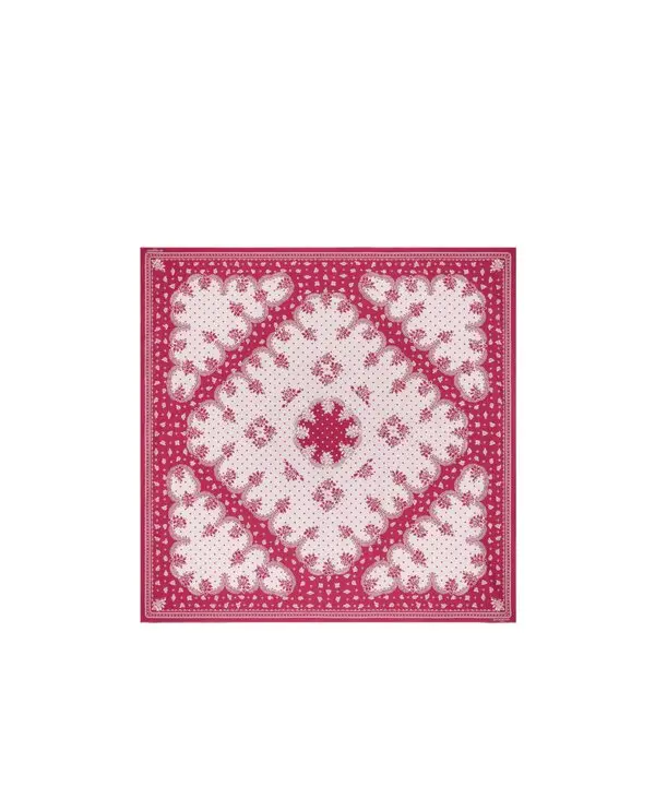 Givenchy Large Bandana In Cotton And Silk - Pink