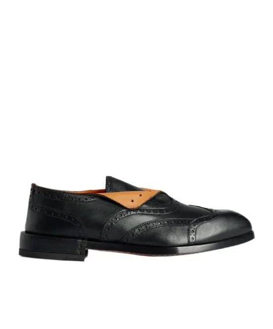 Balenciaga X J.m. Weston Wing Tip Mule - Black