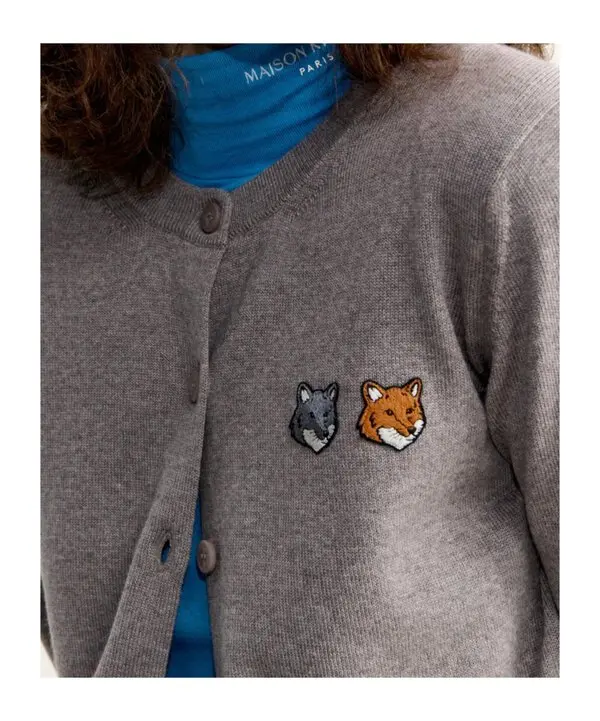 Maison Kitsuné Double Fox Head Cardigan