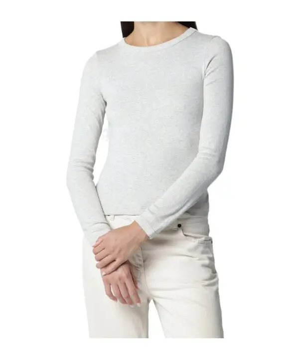 FLORE FLORE Long-sleeved T-shirt - Hemp Gray