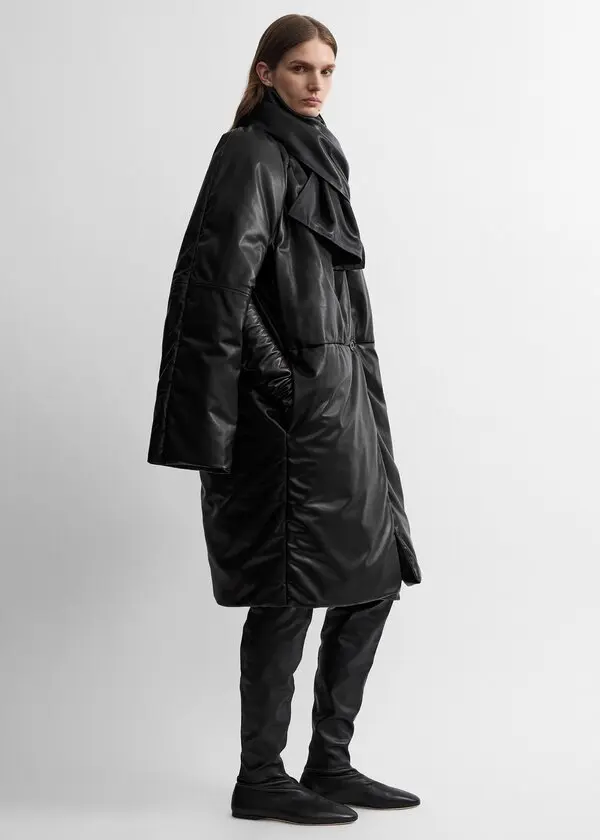 TOTEME Padded Leather Coat