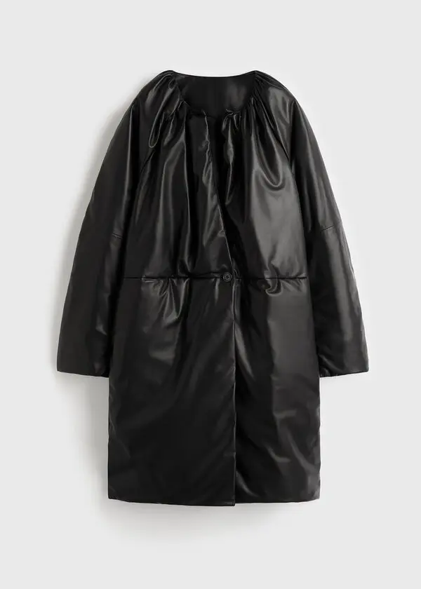 TOTEME Padded Leather Coat