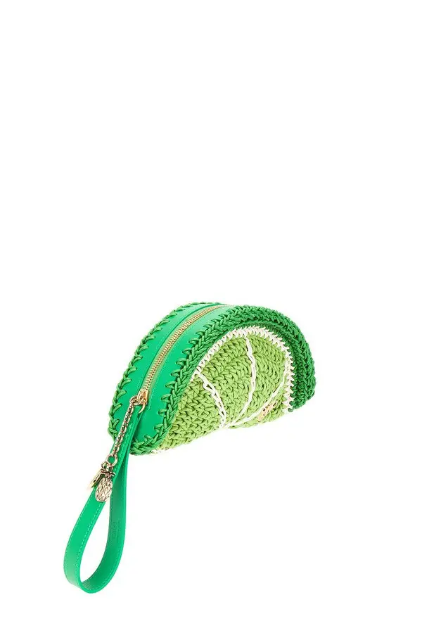 Chloé Tropicus Lime Clutch In Green