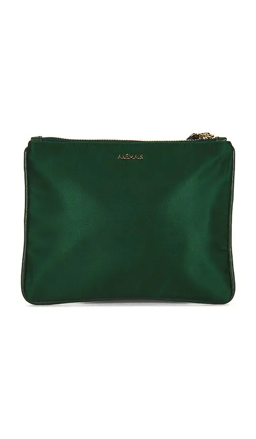 ALEMAIS Ace Cowboy Embellished Clutch In Red