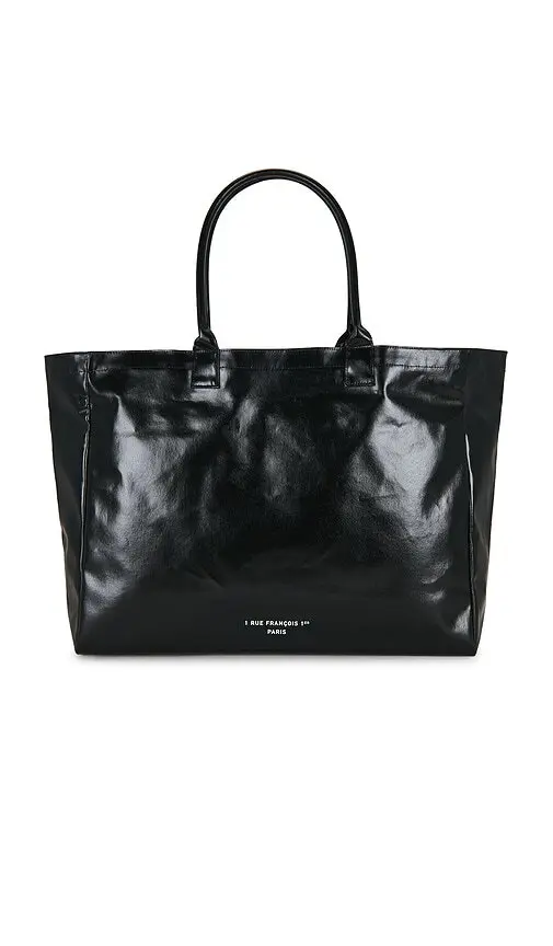 ANINE BING Leo Coated Canvas Tote