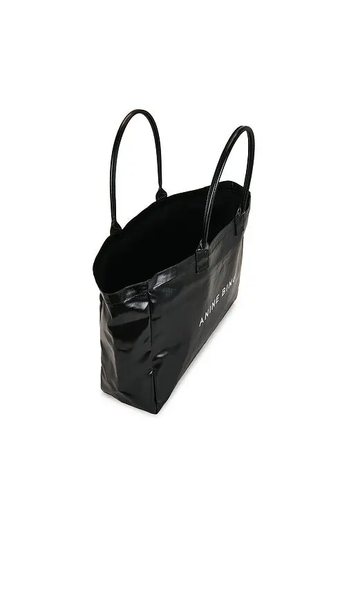 ANINE BING Leo Coated Canvas Tote