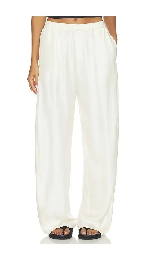 Alexander Wang Mid-rise Track Pant - Ivory