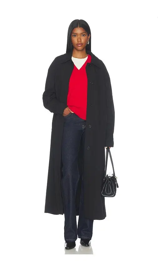 Paris Georgia Marianne Trench - Black