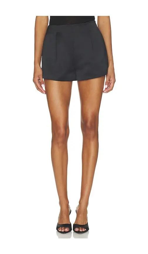 Ulla Johnson Isa Satin Shorts - Noir