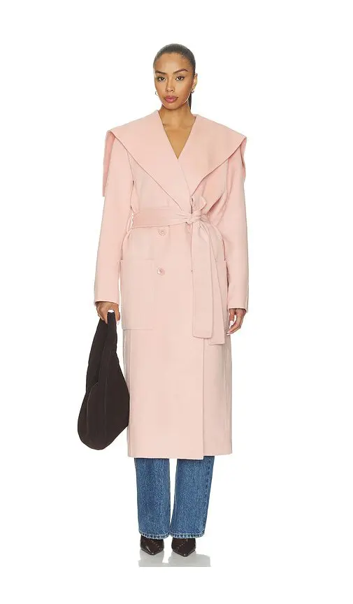 Ulla Johnson Wool Cashmere Blend Coat - Powder