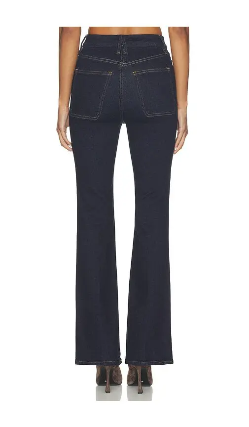 Good American Always Fits Bootcut Jeans In Denim-dark