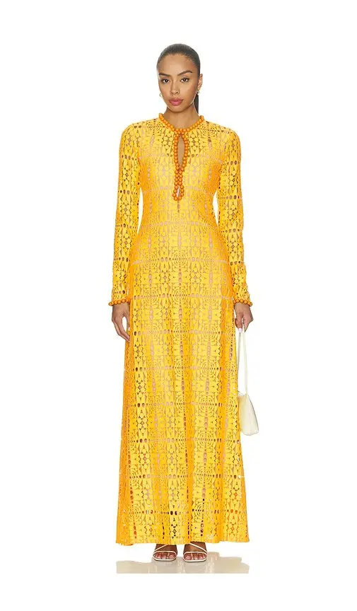 Alexis Casilda Dress In Yellow - Soler