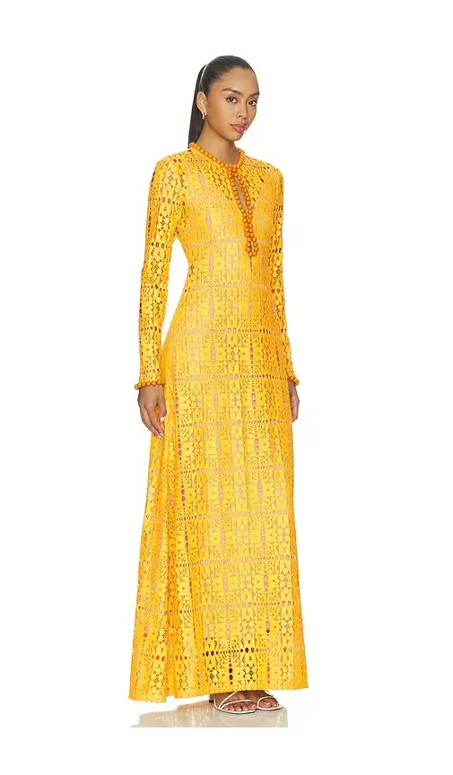Alexis Casilda Dress In Yellow