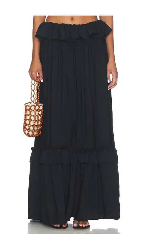 LOVERS AND FRIENDS Hollis Maxi Skirt - Black