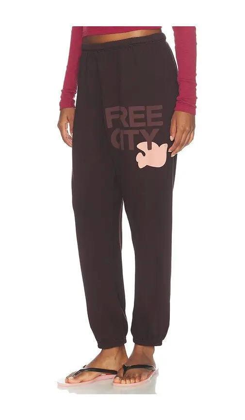 FREECITY Large Sweatpant - Chocolate