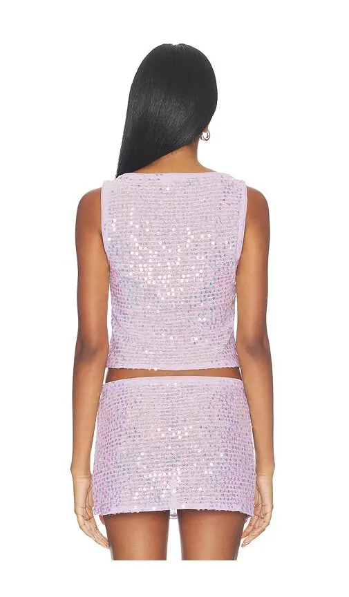LOVERS AND FRIENDS Sequin Sleeveless Top