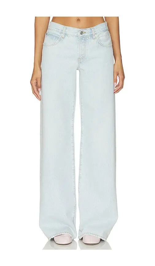 FRAME The Pixie Petite Leo Jeans In Denim-light - Piscine