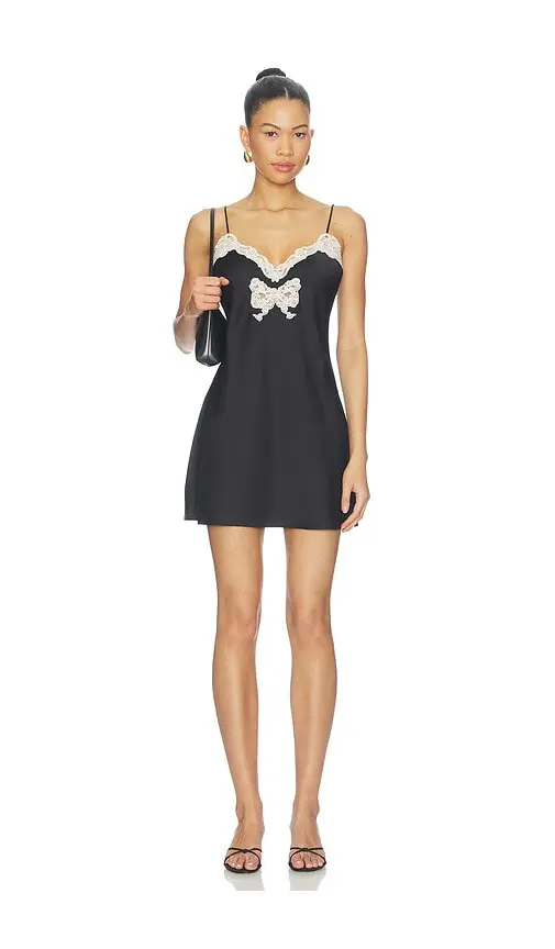 LoveShackFancy Maristella Dress - Black
