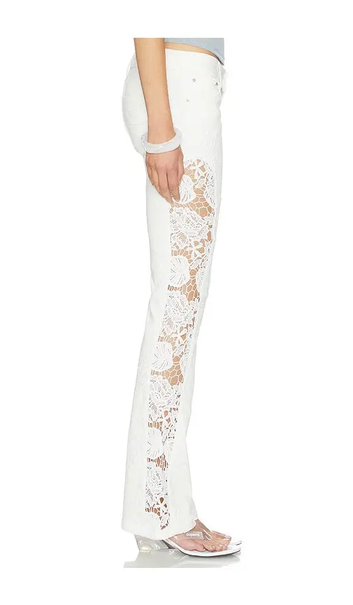 JADED LONDON Cooper Jeans With Lace Appliqu