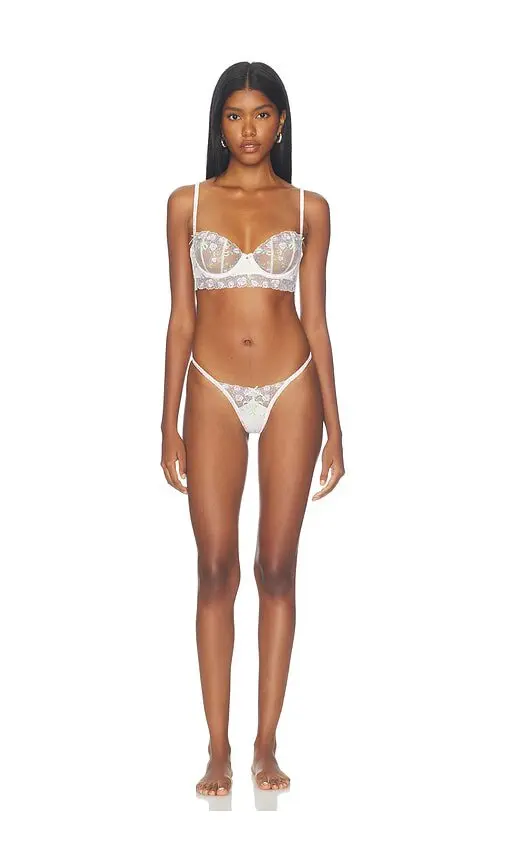 For Love & Lemons Pastel Bouquets Underwire Bra