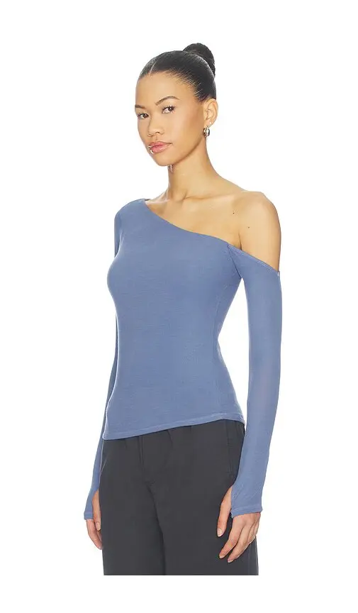 Michael Lauren Cold Shoulder Long Sleeve Top