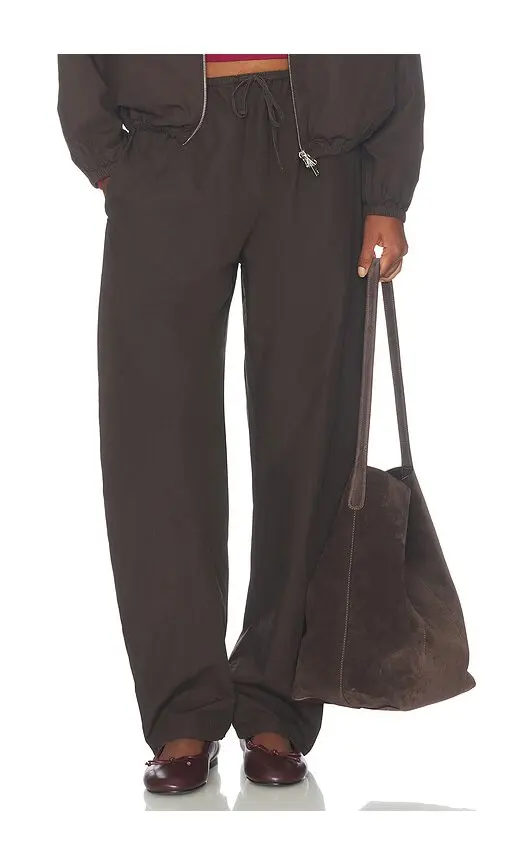 LESET Kyoto Drawstring Pant - Chocolate