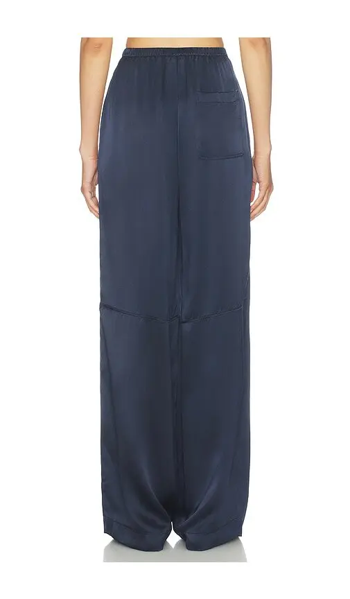 Sablyn Lexi Low Rise Relaxed Pull-on Pant In Navy