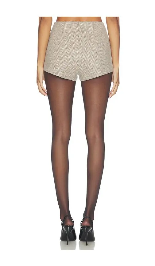 Naked Wardrobe Chevron Suited Hot Pants