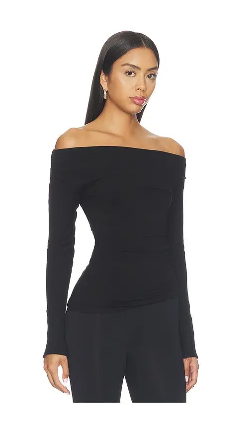 Naked Wardrobe Off-shoulder Asymmetric Top