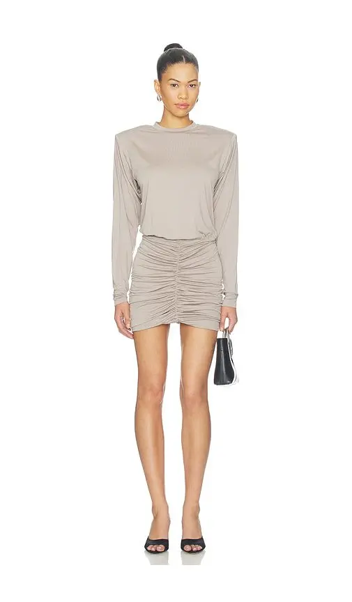 Andamane Lennox Mini Dress - Greige