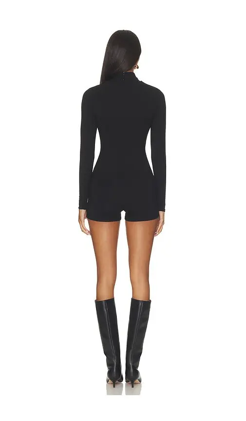 Naked Wardrobe Butter Turtleneck Contour Romper