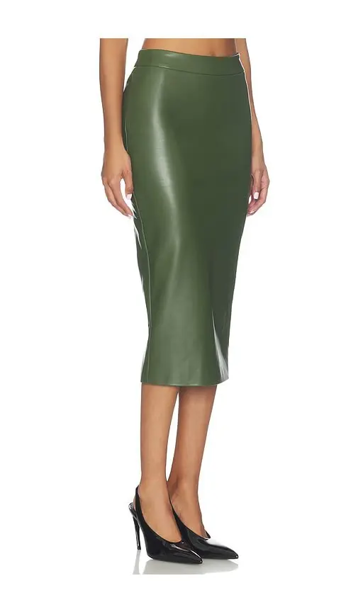 Naked Wardrobe Faux Leather Pencil Skirt