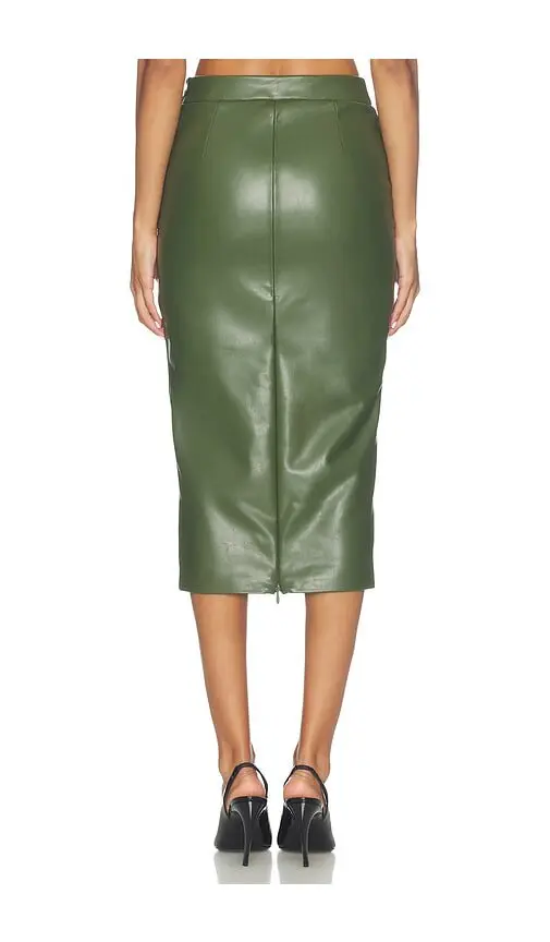 Naked Wardrobe Faux Leather Pencil Skirt