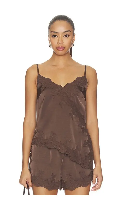 Heartloom Libby Cami In Chocolate - Coco