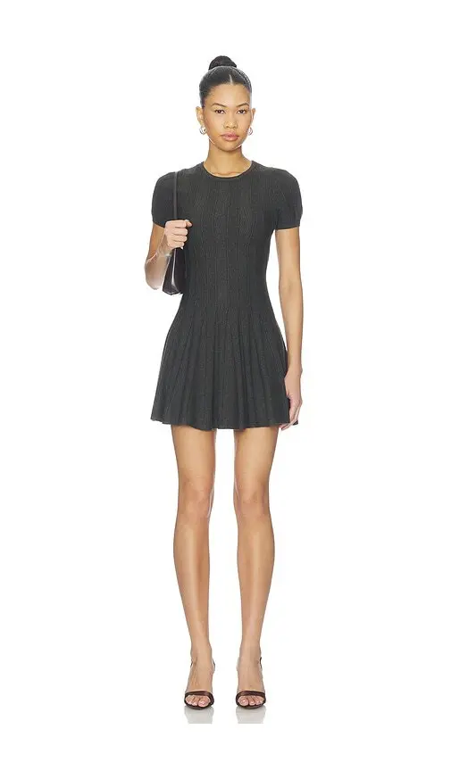 Heartloom Ribbed Knit Sweater Dress - Galaxy