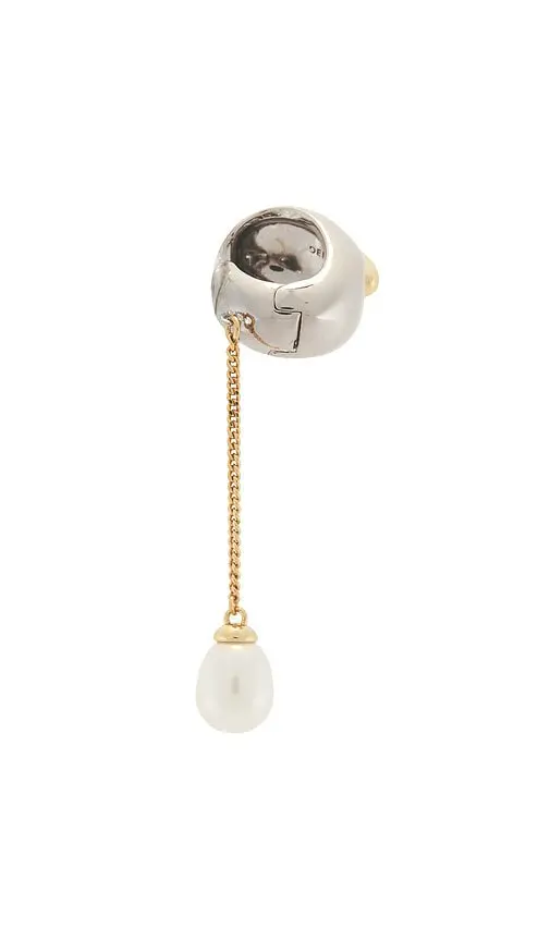 Demarson Zara Ear Cuff In Metallic Gold