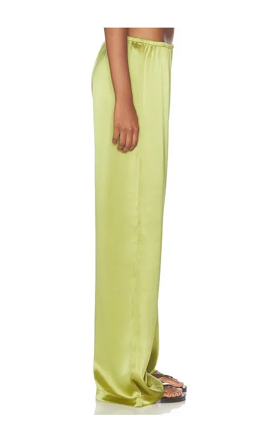 LESET Barb Wide Leg Pant In Green