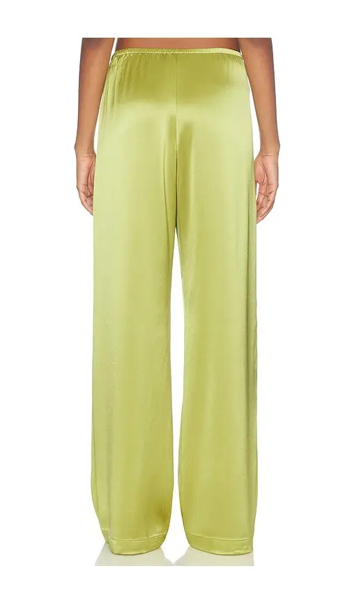 LESET Barb Wide Leg Pant In Green