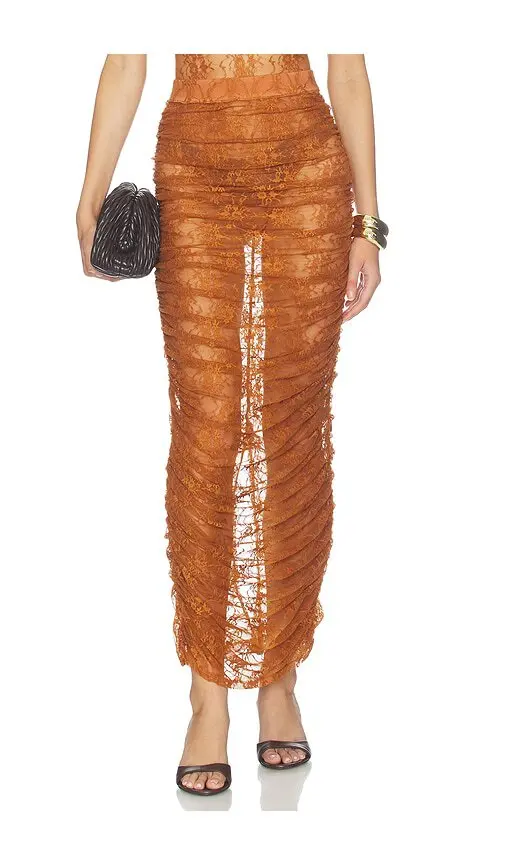 LOVERS AND FRIENDS Cas Maxi Skirt - Caramel