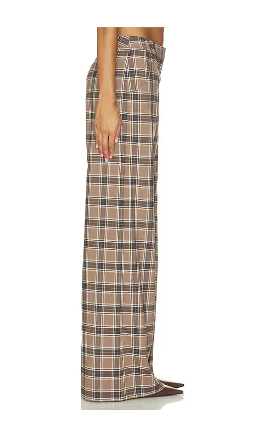 Amanda Uprichard Saddler Pants In Brown