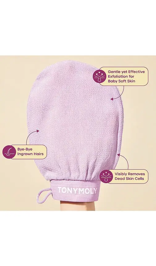 TONYMOLY Plum Bum K-spa Body Exfoliating Glove