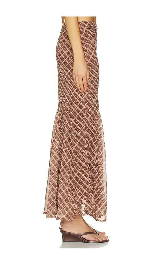 4TH & RECKLESS Carlotta Maxi Skirt In Multi