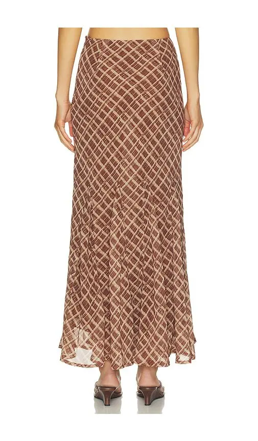 4TH & RECKLESS Carlotta Maxi Skirt In Multi